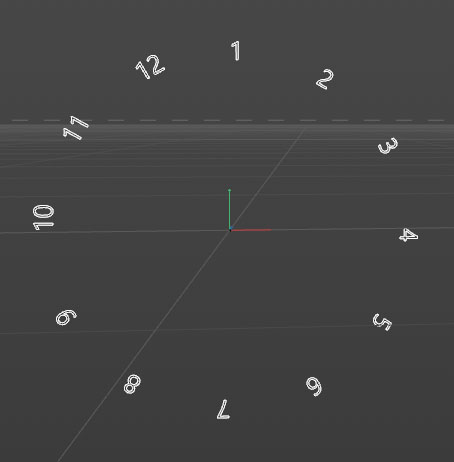 MoGraphとXpressoで作成する時計数字（3） | C4D｜motiondesign81